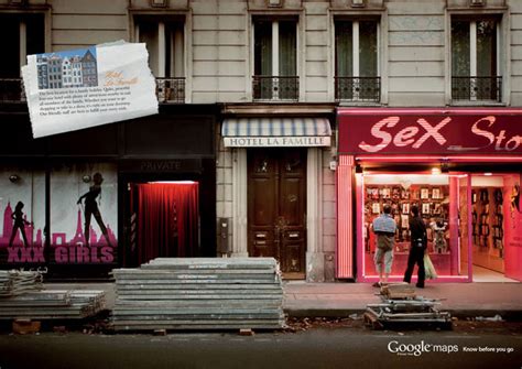 Google Maps Print Ads Sex Shop