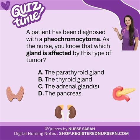 Heres A Nursing Review Question On Pheochromocytoma Say That 10 Times
