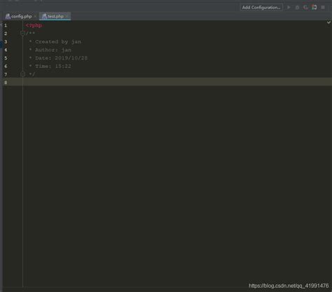 关于phpstorm自定义代码作者与时间等phpstorm创建文件时自动写入签名 Csdn博客