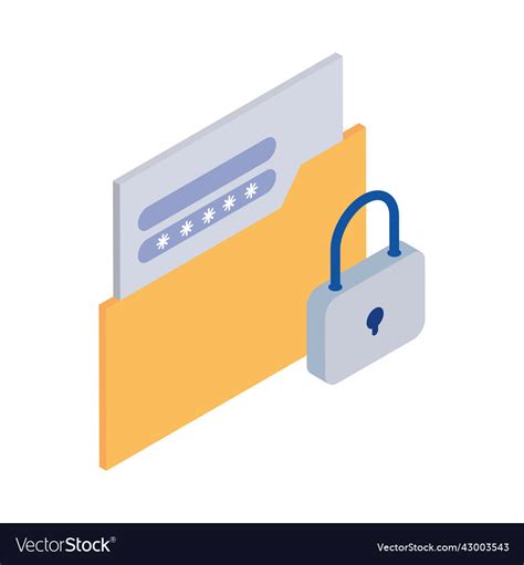 Cyber Security Data Royalty Free Vector Image Vectorstock