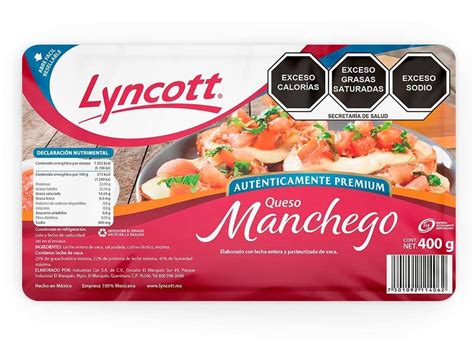 Queso Lyncott Manchego 400g Mercadolibre