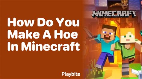 How Do You Make A Hoe In Minecraft Crafting Your Own Tools Playbite