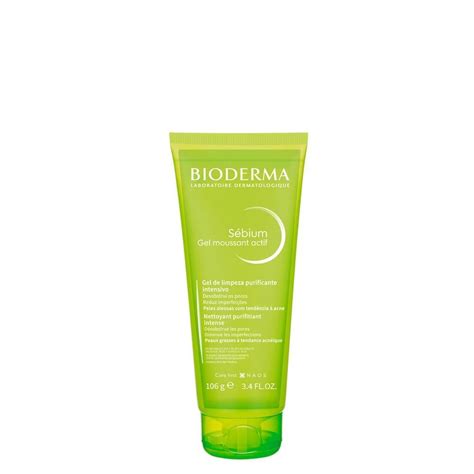 Bioderma Sébium Gel Moussant Actif Gel De Limpeza 100ml 106g