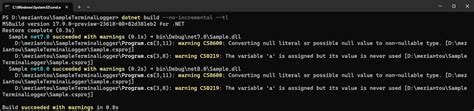 Enable The New Terminallogger In Net 8 Sdk Automatically Meziantous Blog
