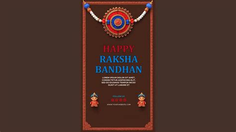 Happy Raksha Bandhan Festive Instagram Story Psd Psd Templates