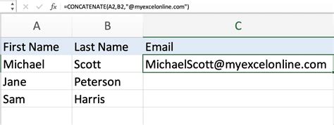 Concatenate In Excel With And Without Separator MyExcelOnline