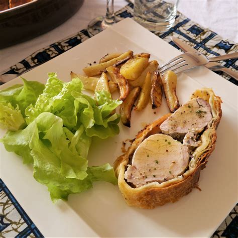 Filet Mignon De Porc à La Moutarde Cuit Au Four En Croûte