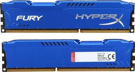 Hyperx Fury 16gb 2 X 8gb Ddr3 1866 Pc3 14900 Desktop Memory Model
