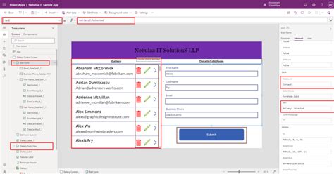 Customize A Gallery Control And Showhide Forms Based On Selection