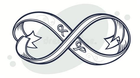 Infinity Symbol Illustration Endless And Limitless Concept Vector Design Generative Ai Stock