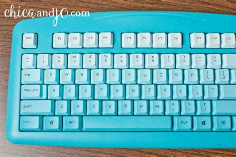 Diy Colorful Computer Keyboard Chica And Jo