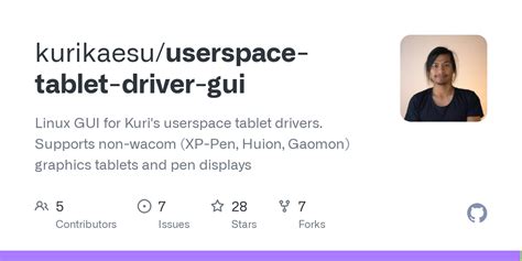 Github Kurikaesuuserspace Tablet Driver Gui Linux Gui For Kuris Userspace Tablet Drivers