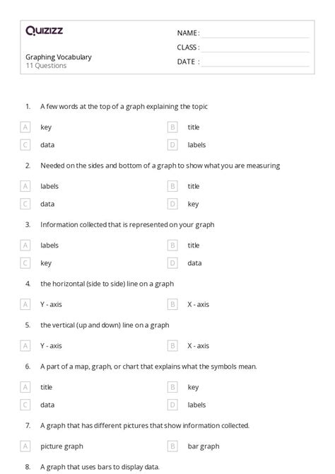 Graphing Worksheets 2nd Grade
