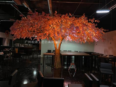 仿真大樱花树餐厅装饰道具