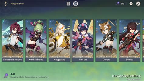 Hangouts Genshin Impact Hoyolab