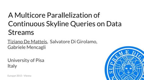 A Multicore Parallelization Of Continuous Skyline Queries On Data