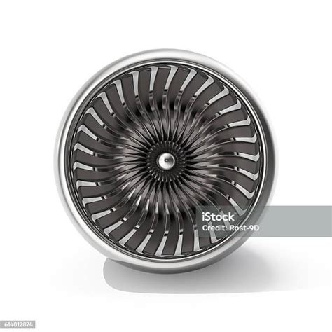 흰색 배경에 격리 된 제트 엔진 전면 보기 3d 렌더링 제트 엔진에 대한 스톡 사진 및 기타 이미지 제트 엔진 터빈 비행기 Istock