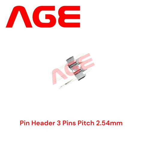 Pin Header 3 Pins Pitch 2 54mm Agebkk จำหน่ายและนำเข้า Arduino Board