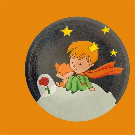 دیوارکوب سفالی طرح شازده کوچولو