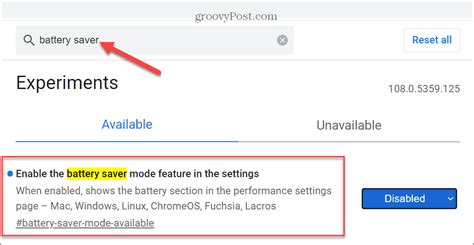 How To Enable Battery Saver Mode In Google Chrome