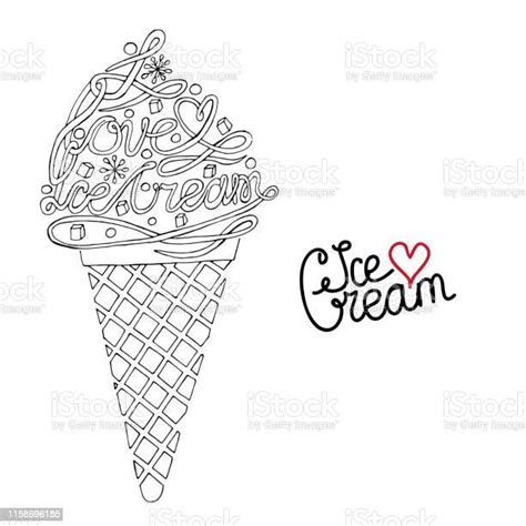성인과 어린이를위한 색칠 공부를위한 벡터 아이스크림 0명에 대한 스톡 벡터 아트 및 기타 이미지 0명 낙서 드로잉 바로 먹을 수 있는 Istock