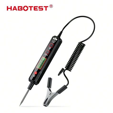Smart Automotive Test Light Buzzer Circuit Tester With Sharp Probe Bidirectional Voltage