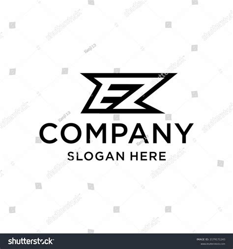 Ez Letter Logo Design Creative Modern Stock Vector Royalty Free 2179171243 Shutterstock