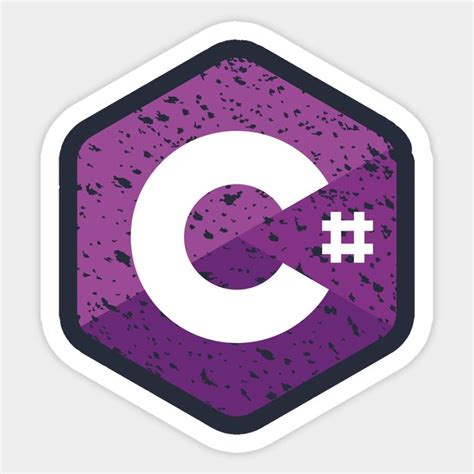 Vintage Cc Sharp Logo Sticker