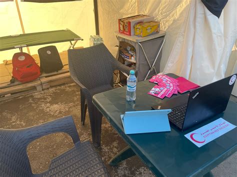 «الهلال الأحمر يقيم أول مركز خدمة إغاثية مصرية على معبر «سيريت