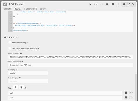 Import Export Of Custom Block R And Python Scripts Omniscope Help