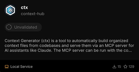 Ctx Mcp Servers · Lobehub