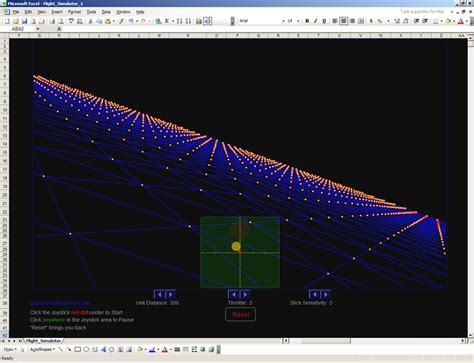 a first flight simulator model in excel excel unusual