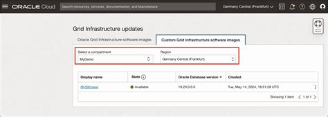 create a custom oracle grid infrastructure software image for oracle exadata database service