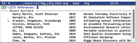 citar open shows a link to one too many papers · issue 388 · emacs