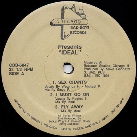Ideal Sex Chants Vinyl Rpm R Discogs
