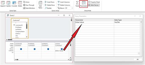 Yesno Parameter Query Microsoft Access Beginner 5 Computer