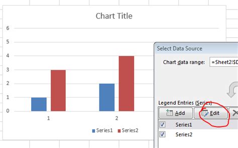 How To Edit The Legend Entry Of A Chart In Excel Stack Overflow