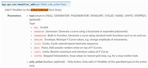 python why does bpy ops nla fmodifier add fail due to context is incorrect error