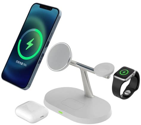 Беспроводная зарядная станция 3 в 1 15Вт — купить в интернет магазине по низкой цене на Яндекс