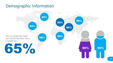 Demographic Infographic PowerPoint SlideModel