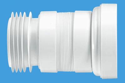 McAlpine WC F R Straight Flexible WC Connector Mm VPS Plumbing Supplies