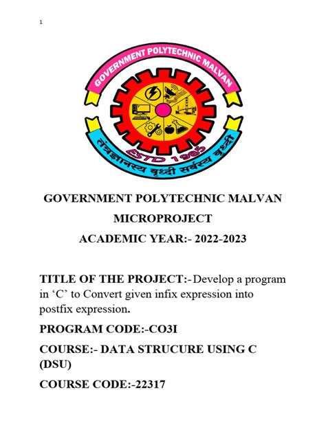 Dsu Microproject 2022 2023 Pdf Software Engineering Notation