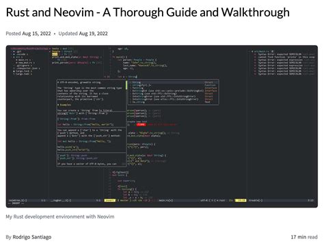 Jmポテト On Twitter 看到一个 Neovim 的 Rust 开发环境配置:我日好几把炫酷,我也要整一个! 配置到一半:我日好几 Jmポテト On Twitter 看到一个 Neovim 的 Rust 开发环境配置:我日好几把炫酷,我也要整一个! 配置到一半:我日好几