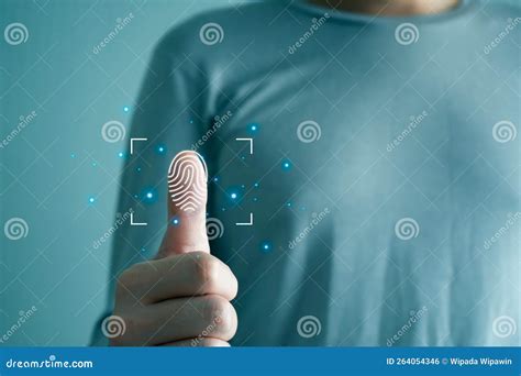 Fingerprint Scanning And Biometric Authentication Cybersecurity And Fingerprint Password