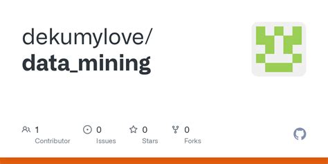 GitHub Dekumylove Data Mining