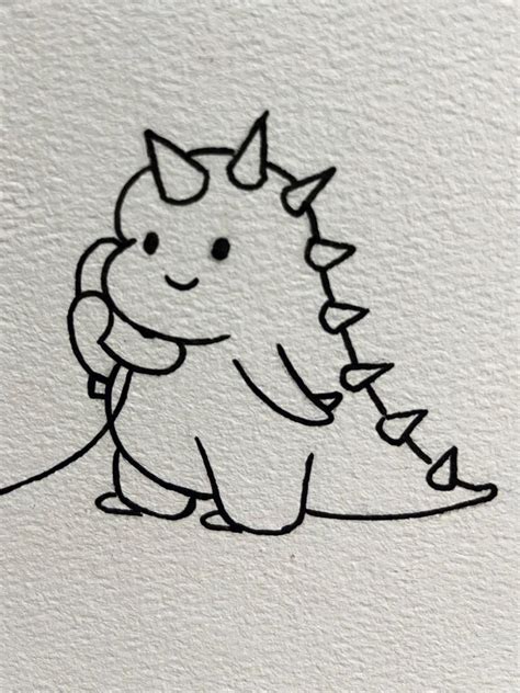 恐龙怎么画简笔画 食肉恐龙怎么画简笔画 苗苗知道