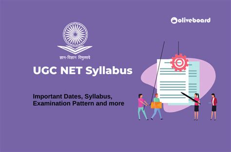 UGC NET Syllabus Important Dates Syllabus Examination Pattern