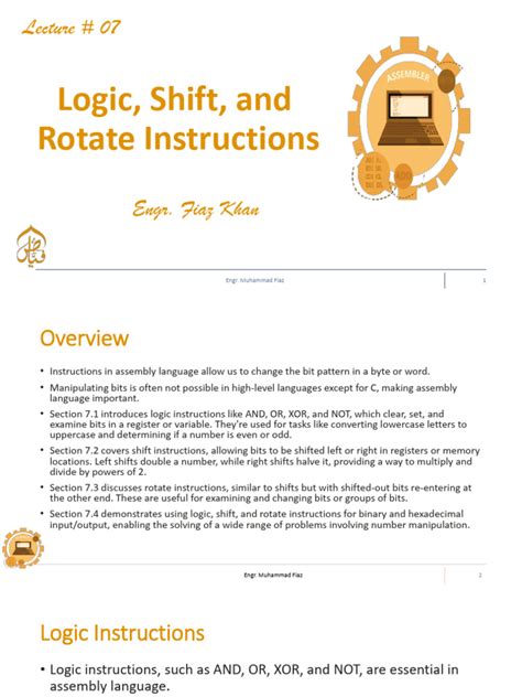 Assemblylecture07 Pdf Computing Computer Architecture