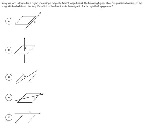 Solved A Square Loop Is Located In A Region Containing A Chegg