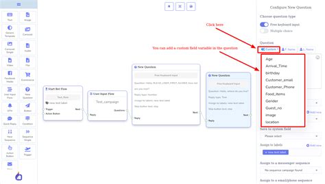 How To Create A User Input Flow Campaign On The Flow Builder Xerone IT